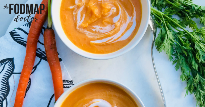 Low FODMAP Carrot Ginger Soup - The FODMAP Doctor